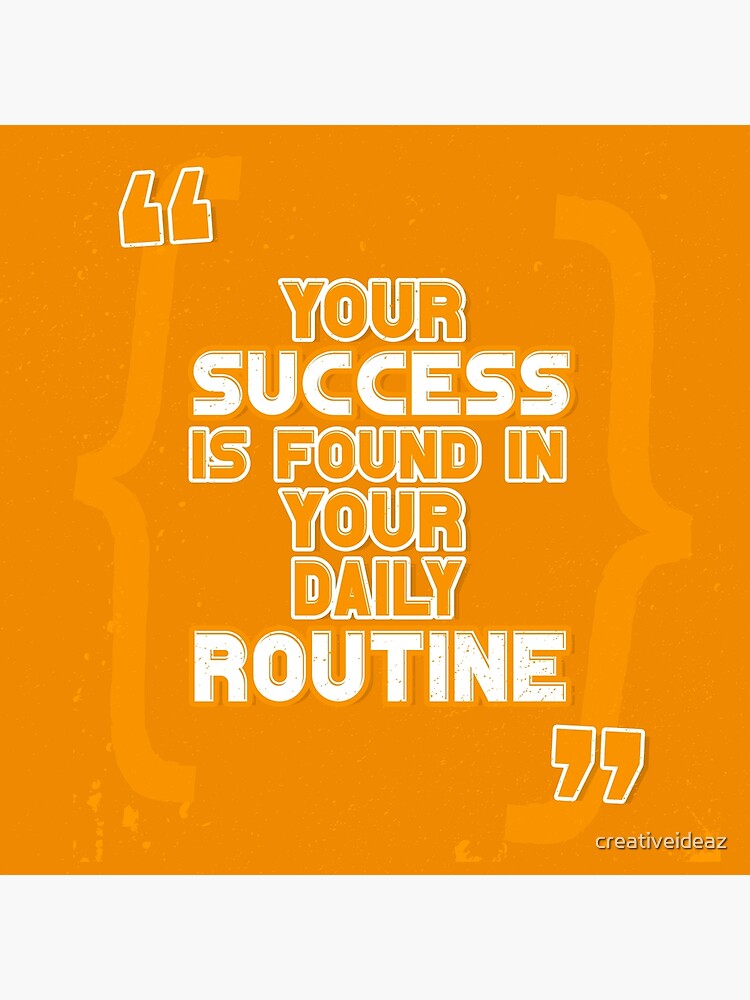 Daily Routine Quotes