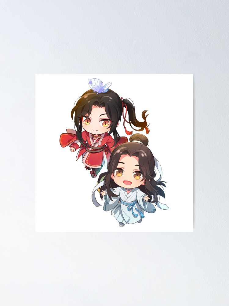 "Chibi Characters TGCF" Poster for Sale by mrgopinkston | Redbubble