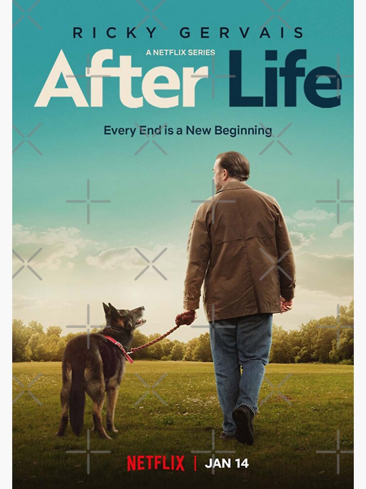 "Ricky Gervais Afterlife" Sticker for Sale by khalil200 | Redbubble