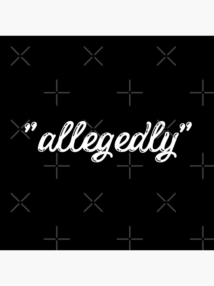 "Vintage Allegedly COol Typography " Poster for Sale by X-Trends ...