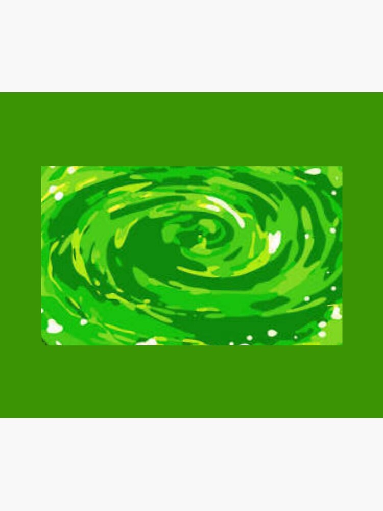 "green portal, portal, rick and morty, green, adult swim, rick, fanart ...