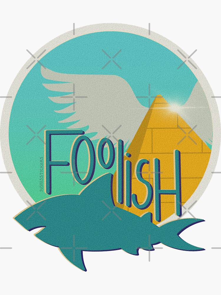 "foolish gamers design" Sticker for Sale by SushisStickers | Redbubble