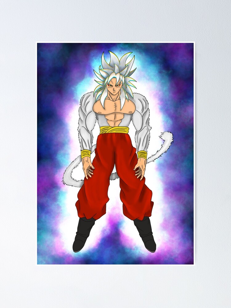 "Goku SSJ4 x MUI" Poster by SaiyanSamurai | Redbubble