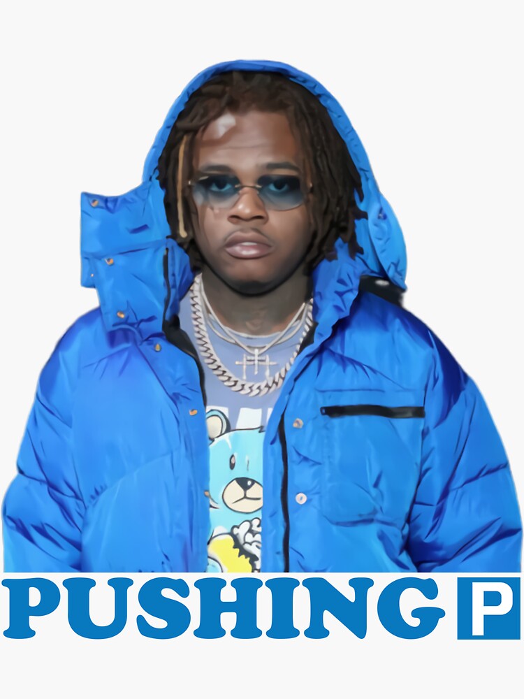 "Gunna Pushing P" Sticker by TSalah | Redbubble