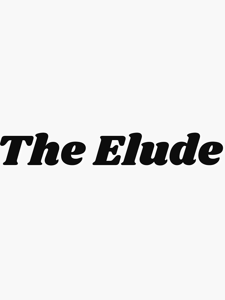 "The Elude " Sticker by EludebyDesign | Redbubble