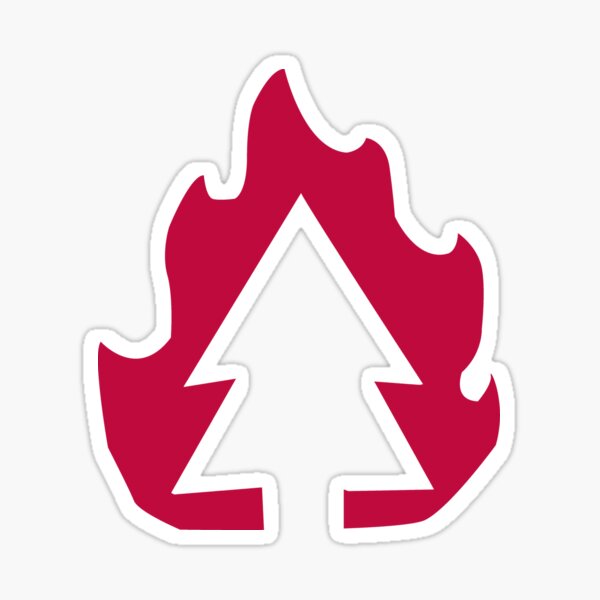 "Firewatch Vlambeer Fire" Sticker for Sale by IndieKai | Redbubble