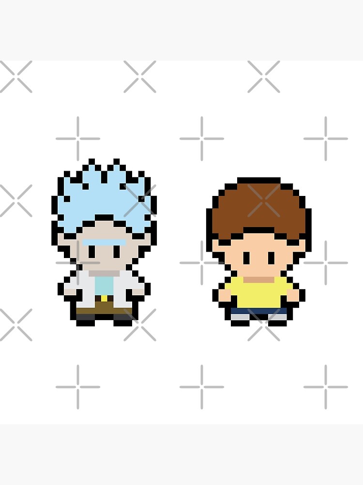 "Rick and Morty Pixel Art | Rick and Morty" Art Print by Jen-esaisquoi ...