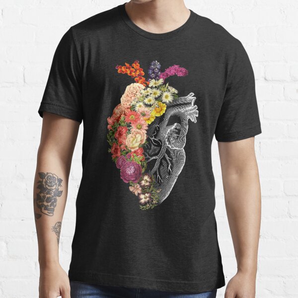 "Flower Heart Spring" T-shirt for Sale by tobiasfonseca | Redbubble ...
