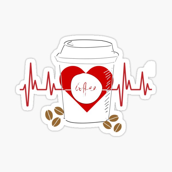 "Pulse Coffee" Sticker by MLPPasha | Redbubble
