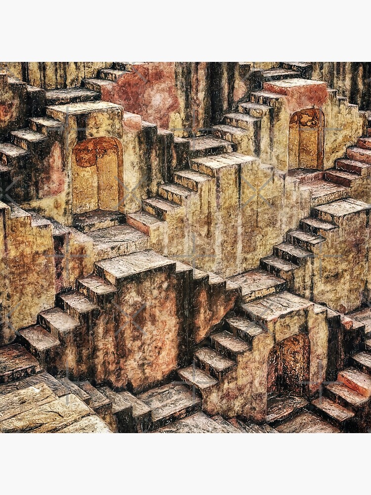 "Repeating Steps" Poster by perkinsdesigns | Redbubble