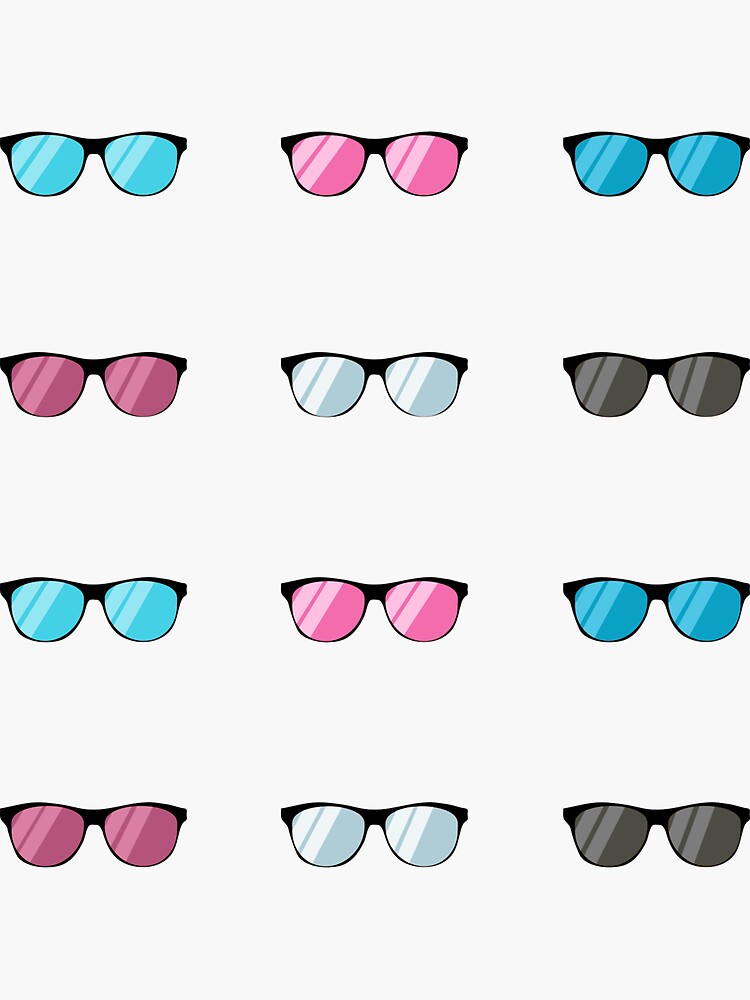 "Cute Sunglasses Stickers - Planner Sticker Pack" Sticker for Sale by ...
