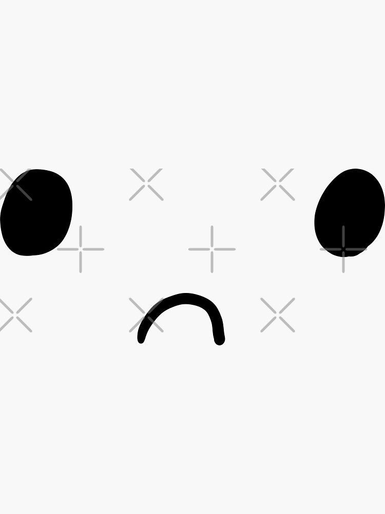 "ono face" Sticker by Nyamelon | Redbubble