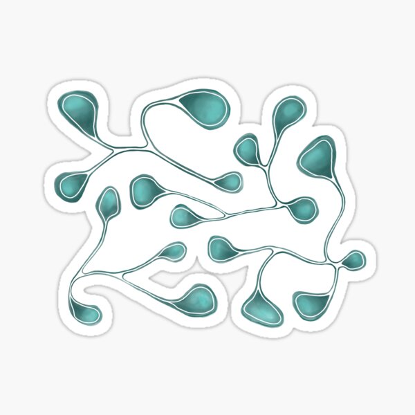 "cells, weird cells" Sticker for Sale by lisahiselius | Redbubble
