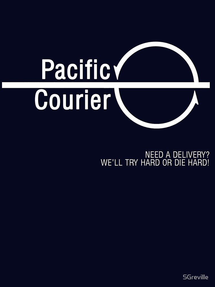 "PACIFIC COURIER" Essential T-Shirt for Sale by SGreville | Redbubble