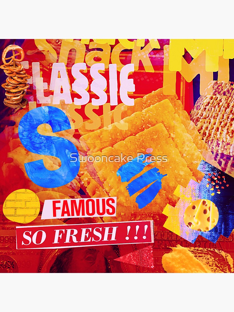 "CLASSIC COLLAGE" Sticker for Sale by mistivelvet | Redbubble