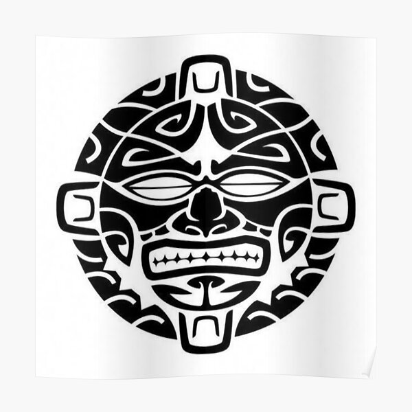 Póster «la máscara guerrera, el símbolo de la paz» de WMGA | Redbubble