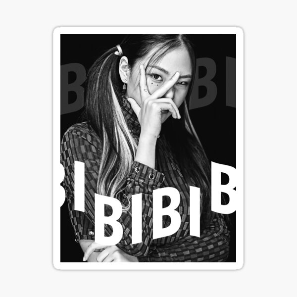 "BIBI" Sticker for Sale by Chubiblue | Redbubble