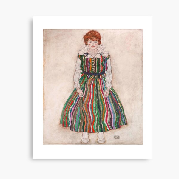 "Egon Schiele Portrait of Edith Schiele, the artist's wife 1915" Canvas ...