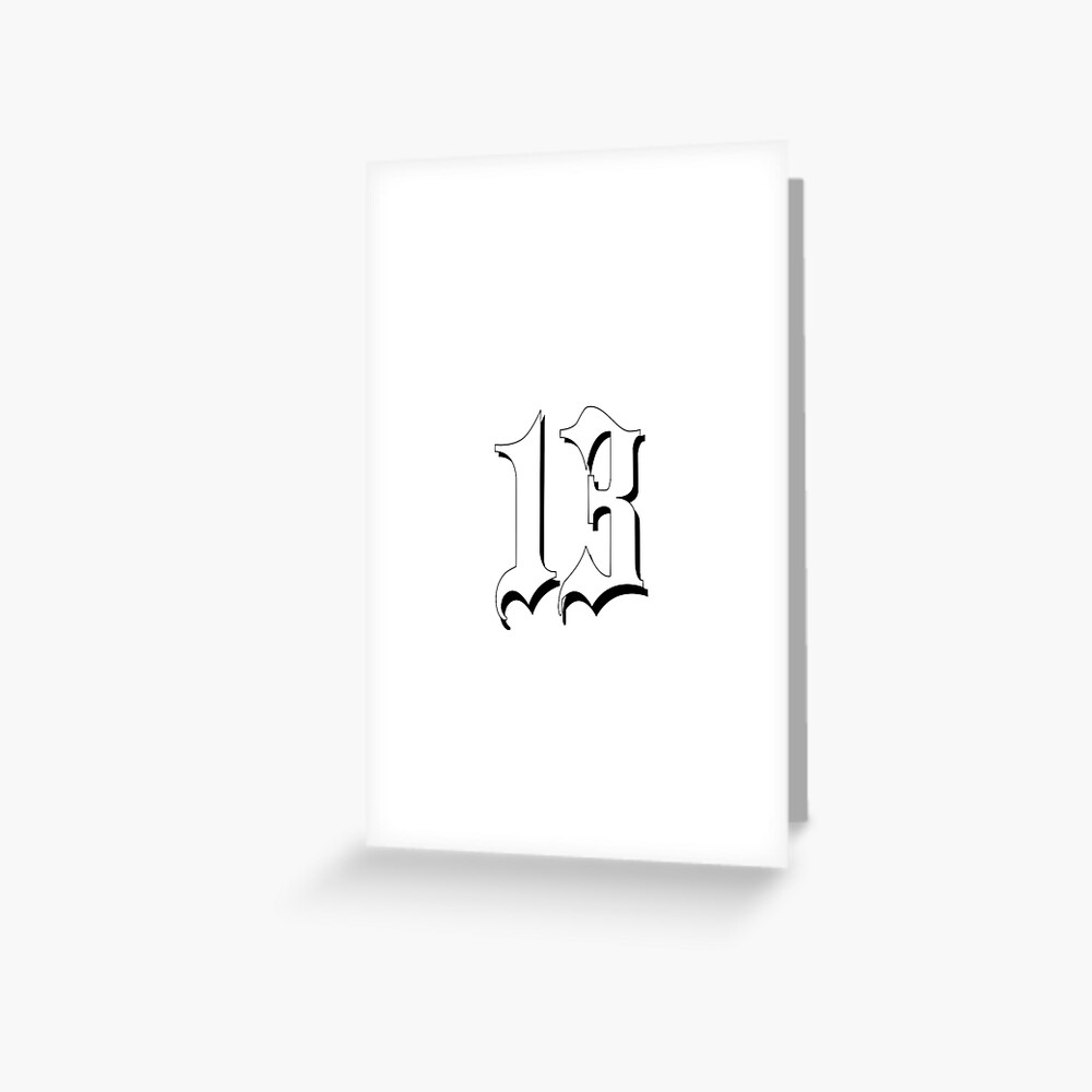 "13" Sticker for Sale by IVTtech | Redbubble