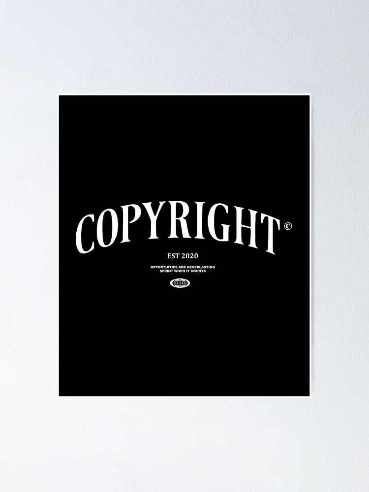 "Elliot Choy merch - COPYRIGHT" Poster by outhmanerkibi | Redbubble