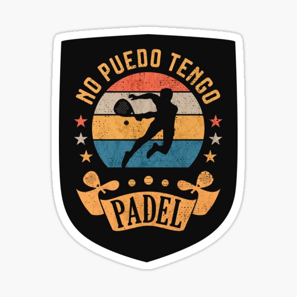 "No Puedo Tengo Padel Funny Padel Tennis Player Gift Padelista" Sticker ...