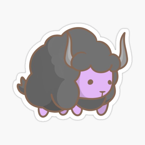 "Starbound- Electric Fluffalo" Sticker by CaptainPoptop | Redbubble