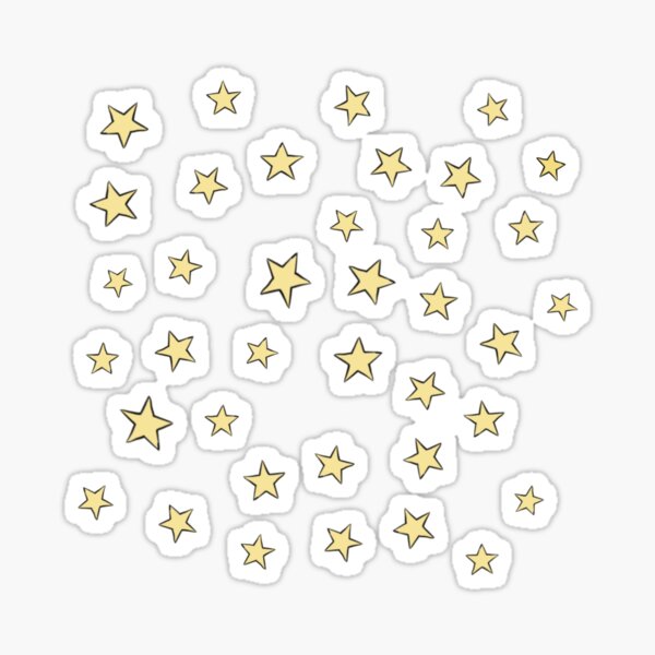 "Stars" Sticker for Sale by rainbowcatnip | Redbubble