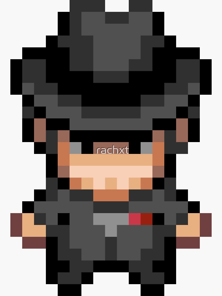 Pegatina «Giovanni Overworld Sprite HGSS» de rachxt | Redbubble