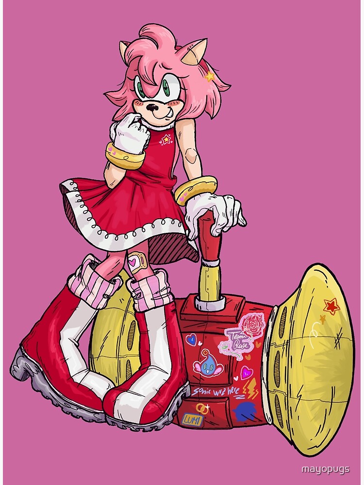 "Amy Rose" Poster for Sale by mayopugs | Redbubble