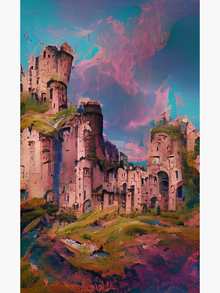 "Castle Ruins" Poster for Sale by banjoe47 | Redbubble