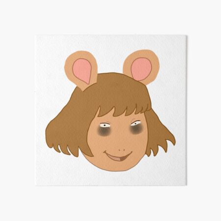 "Tired D.W. Meme" Art Board Print for Sale by FlashmanBiscuit | Redbubble