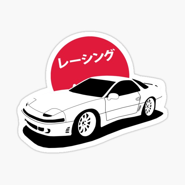 "JDM Style 3000GT" Sticker for Sale by BystonStore | Redbubble