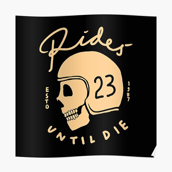 "Motocycle skeleton riders" Poster for Sale by Hassanbgn | Redbubble