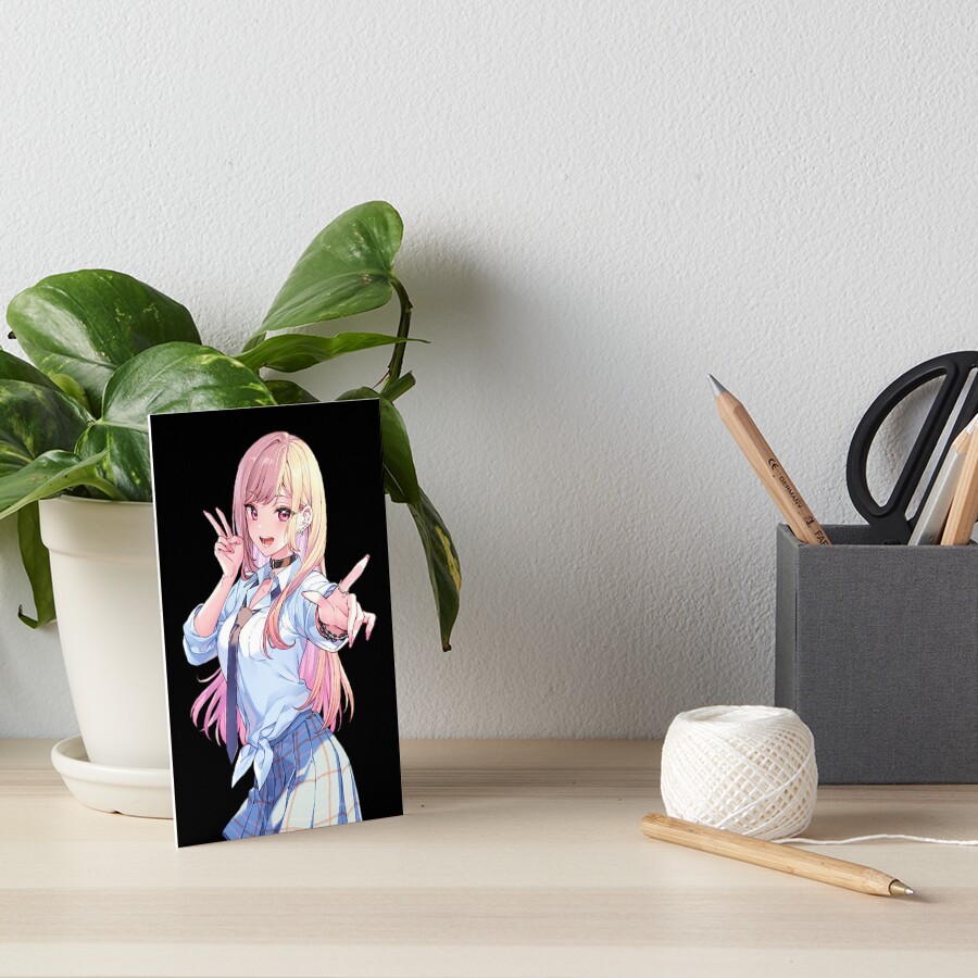 "My Dress Up Darling - Peace Pose" Art Board Print by HaremuGacha ...