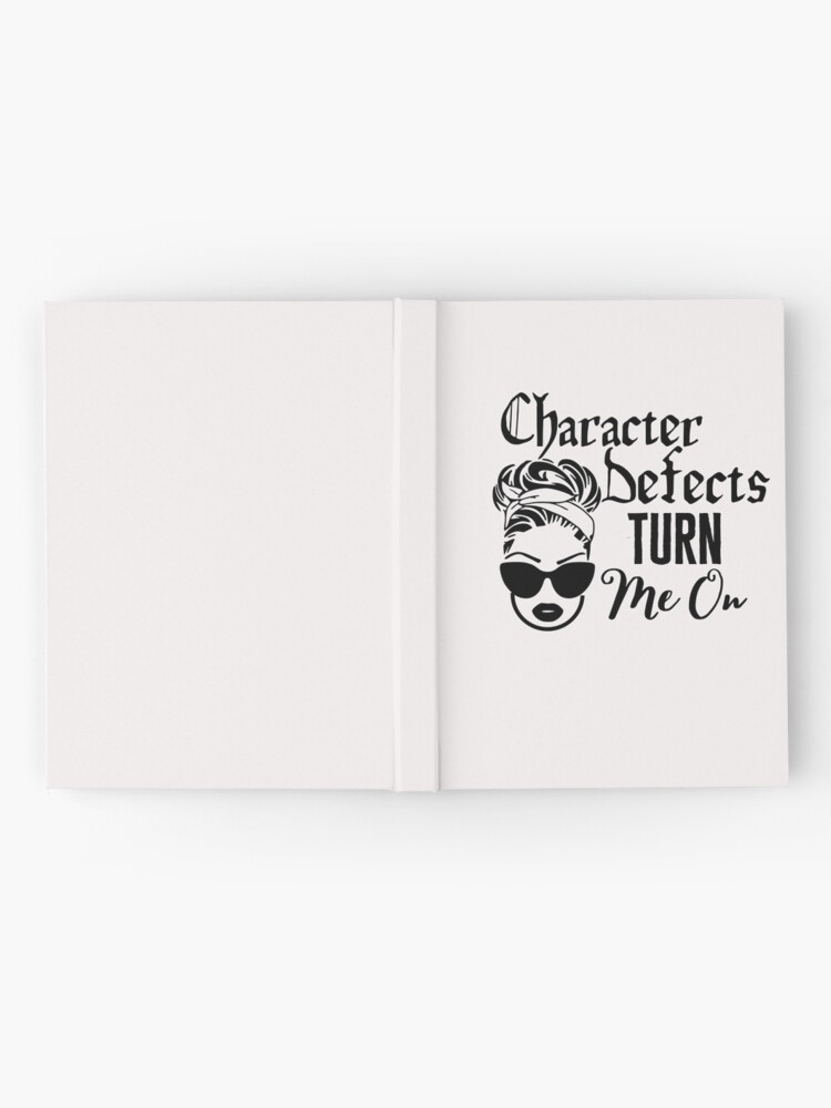 Cuaderno de tapa dura «Los defectos de carácter me excitan, AA NA ...