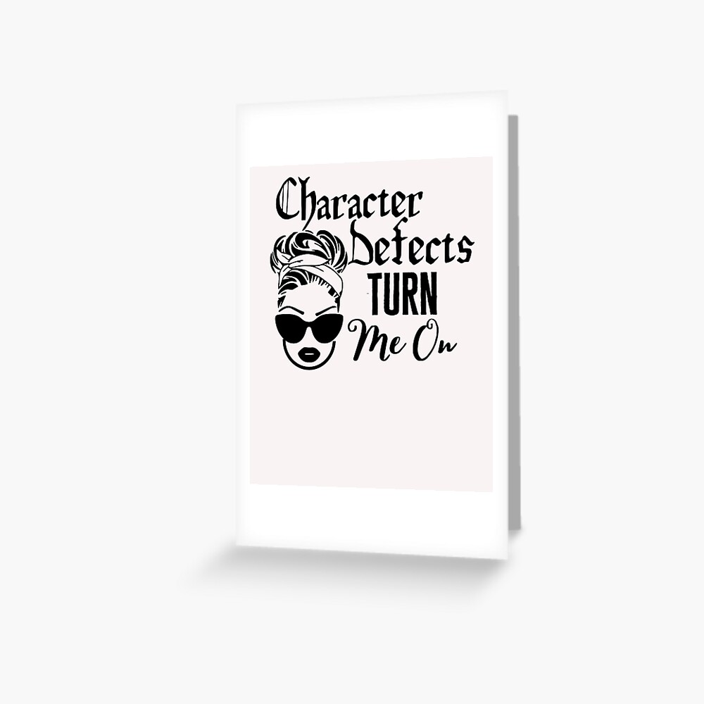 Tarjetas de felicitación «Los defectos de carácter me excitan, AA NA ...