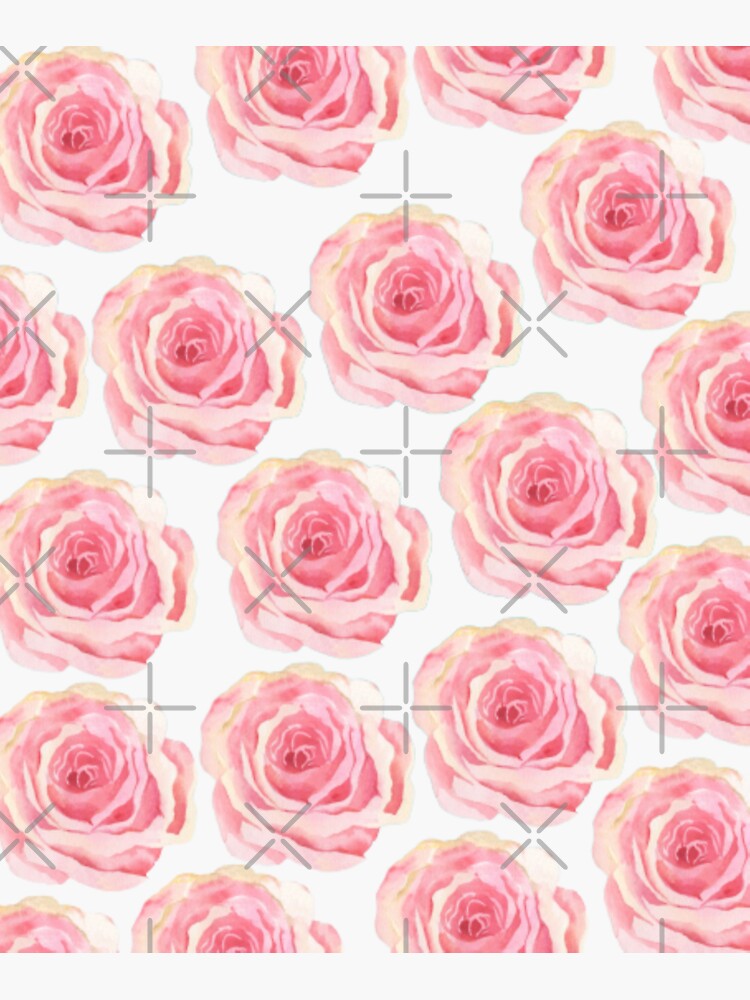 "Pink Roses" Sticker by jaxaredbubble | Redbubble