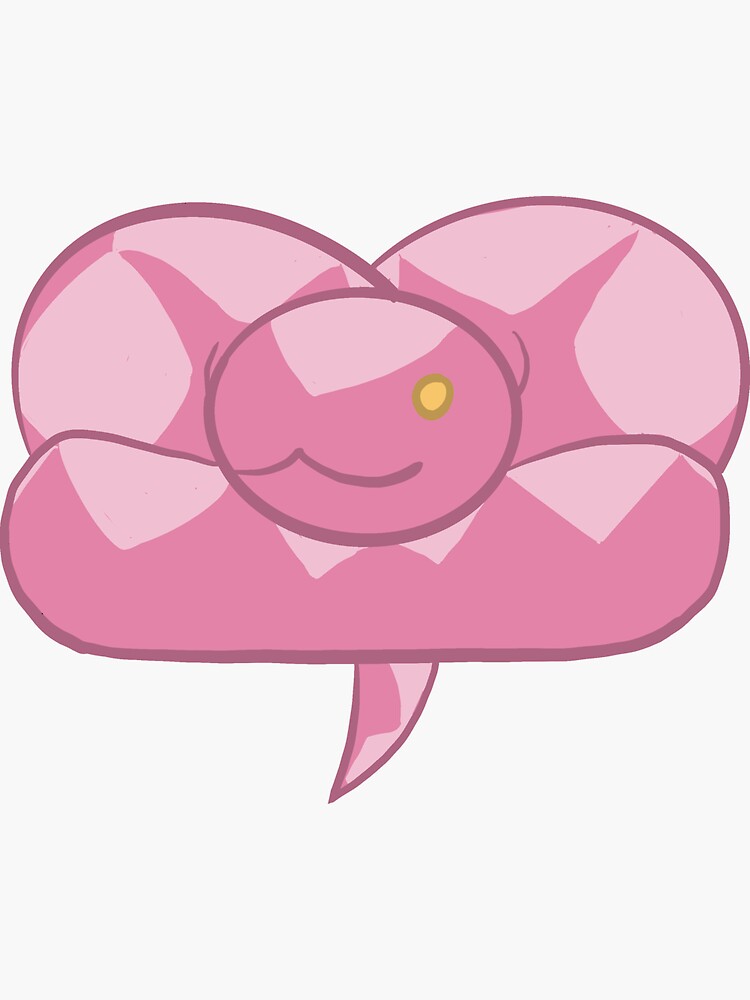 "Pink Python" Sticker by sewohayami | Redbubble