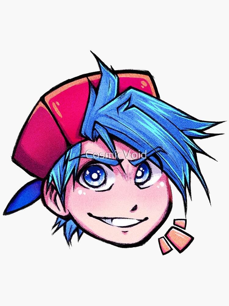 "Boyfriend FNF ( Friday Night Funkin)" Sticker by CosmicVoid | Redbubble