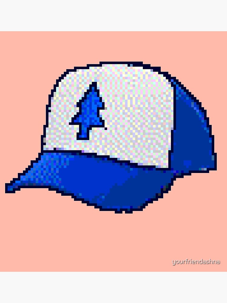 "Pine Tree Hat Dipper" Poster for Sale by yourfriendashna | Redbubble