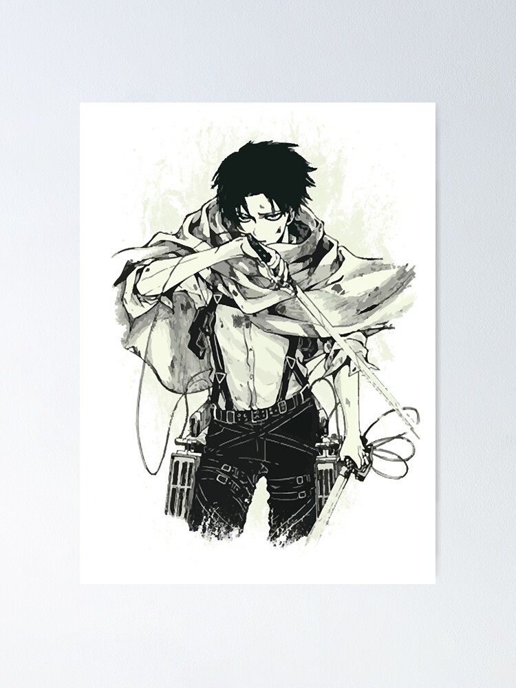 "Levi " Poster for Sale by zkaopmko | Redbubble