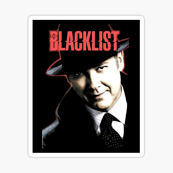 "blacklist red Poster" Sticker for Sale by davidsullivann | Redbubble