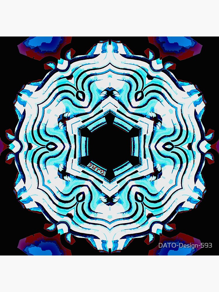 "Dark Flower 1 - Mosaic Texture" Poster for Sale by DATO-Design-593 ...