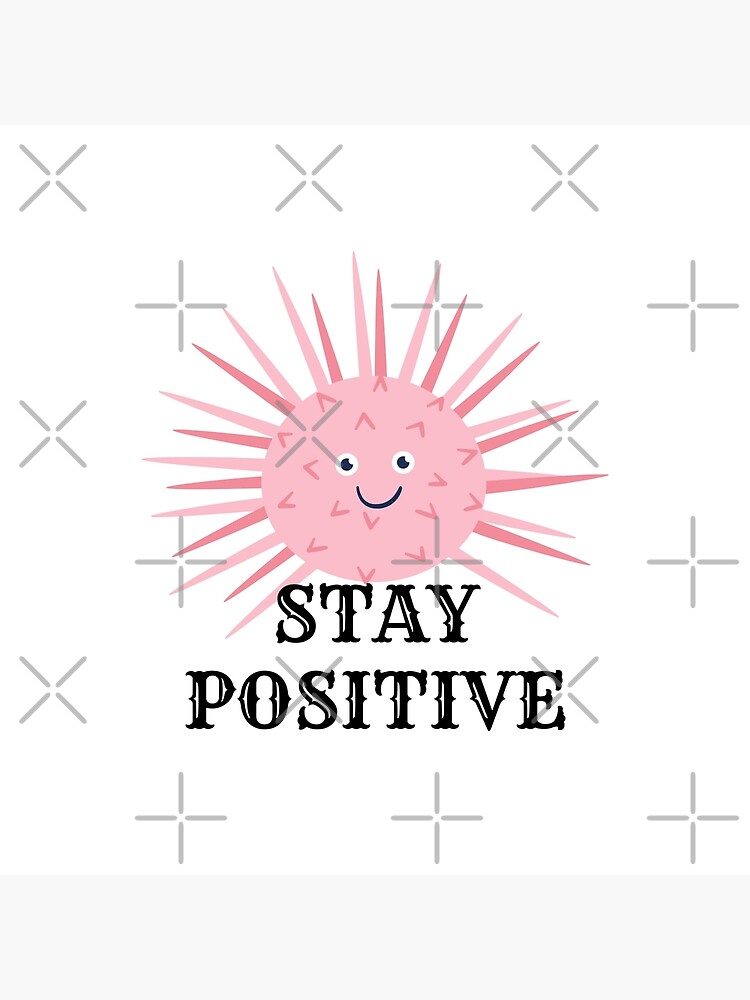 "Stay Positive Cute Puffer Fish" Poster by silviaol | Redbubble