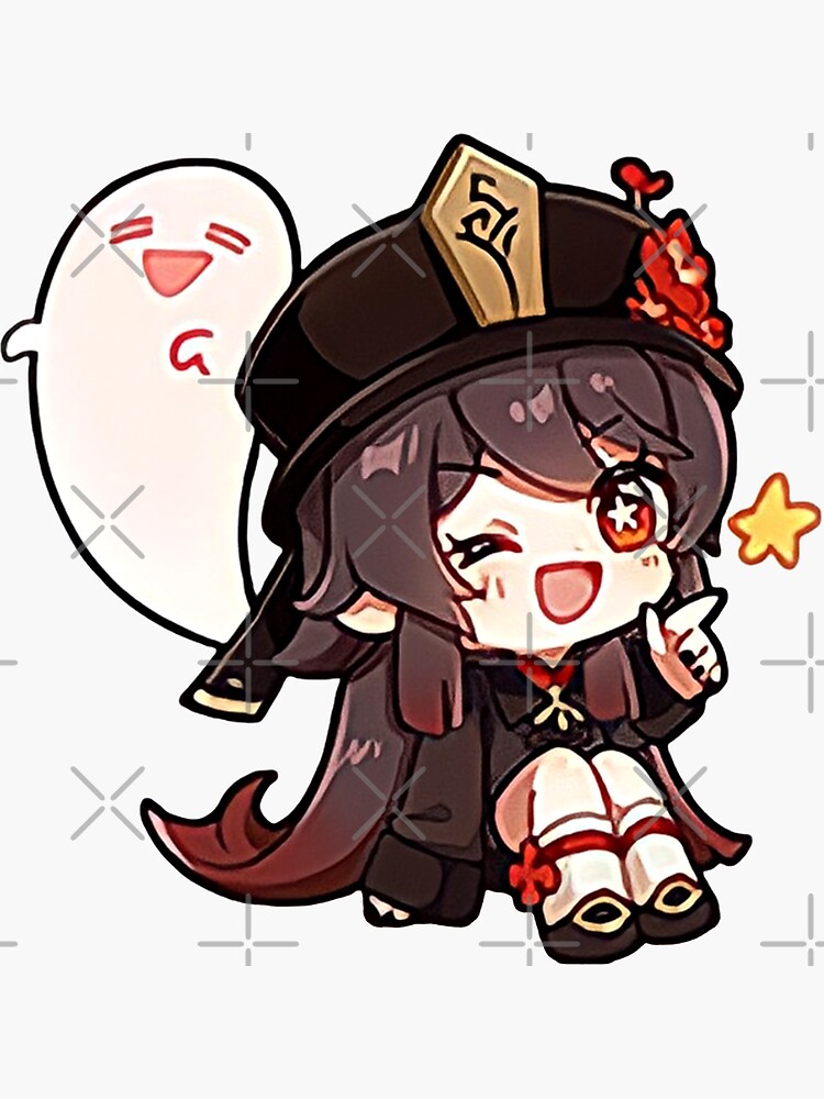 Sticker « Chibi Hu Tao - Genshin Impact », par persephonexx | Redbubble