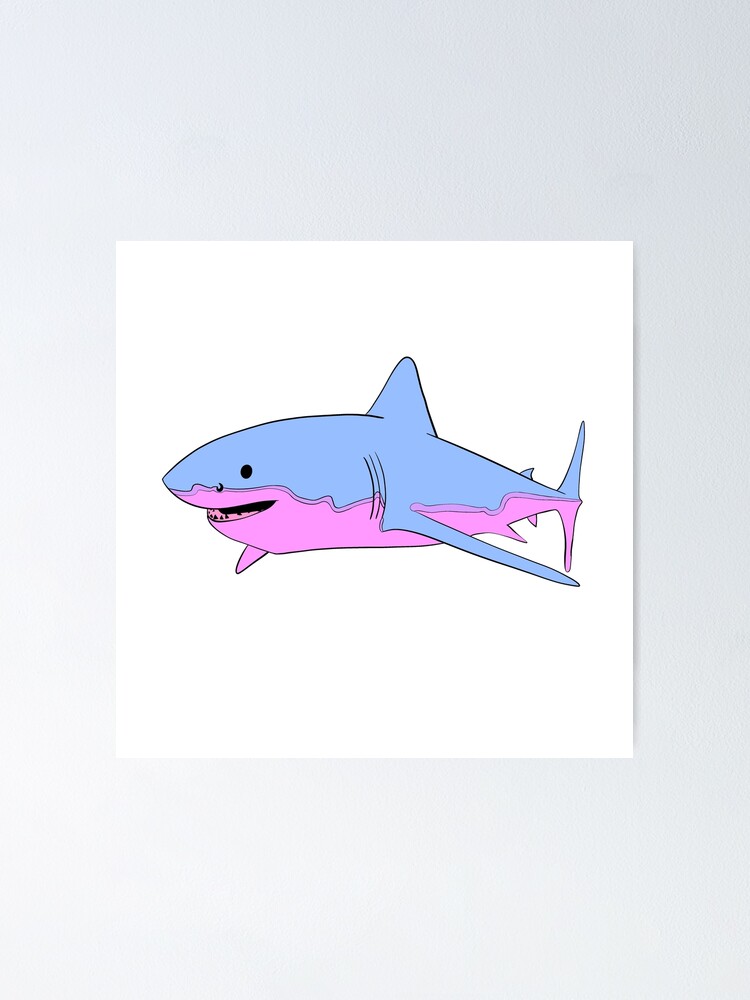 "Bi shark" Poster for Sale by PtoridactylArts | Redbubble