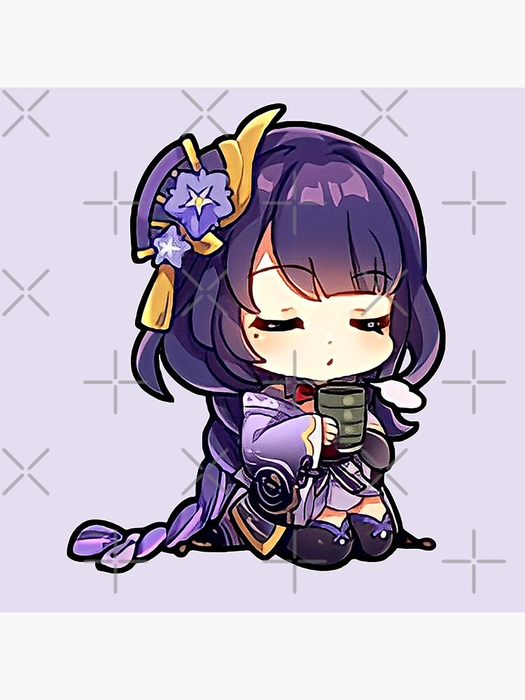 "Chibi Ei/Raiden Shogun – Genshin Impact" Fotodruck von persephonexx ...