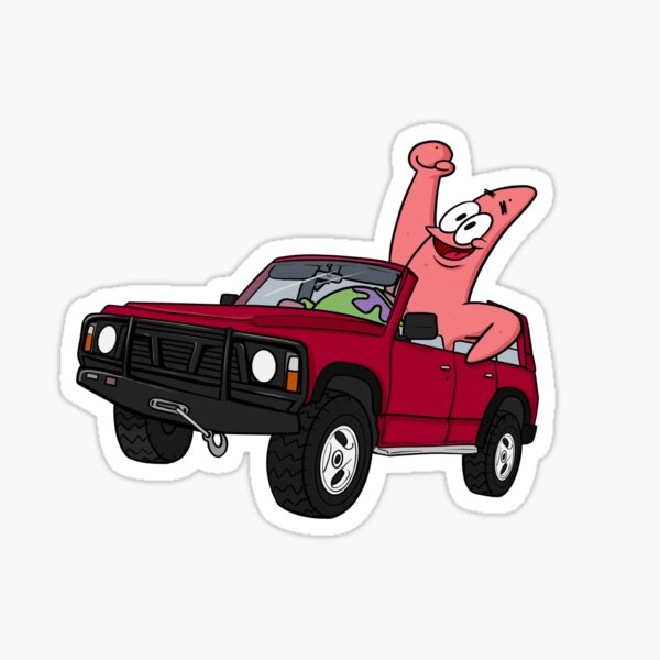 "Patrick and the Patrol" Sticker for Sale by Galadriart | Redbubble