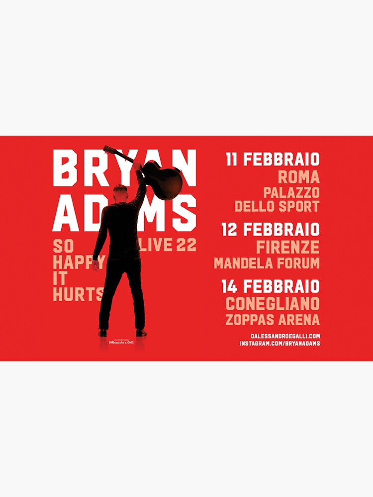 "BRYAN 2022 ADAMS" Sticker for Sale by tinwilliamson9 | Redbubble
