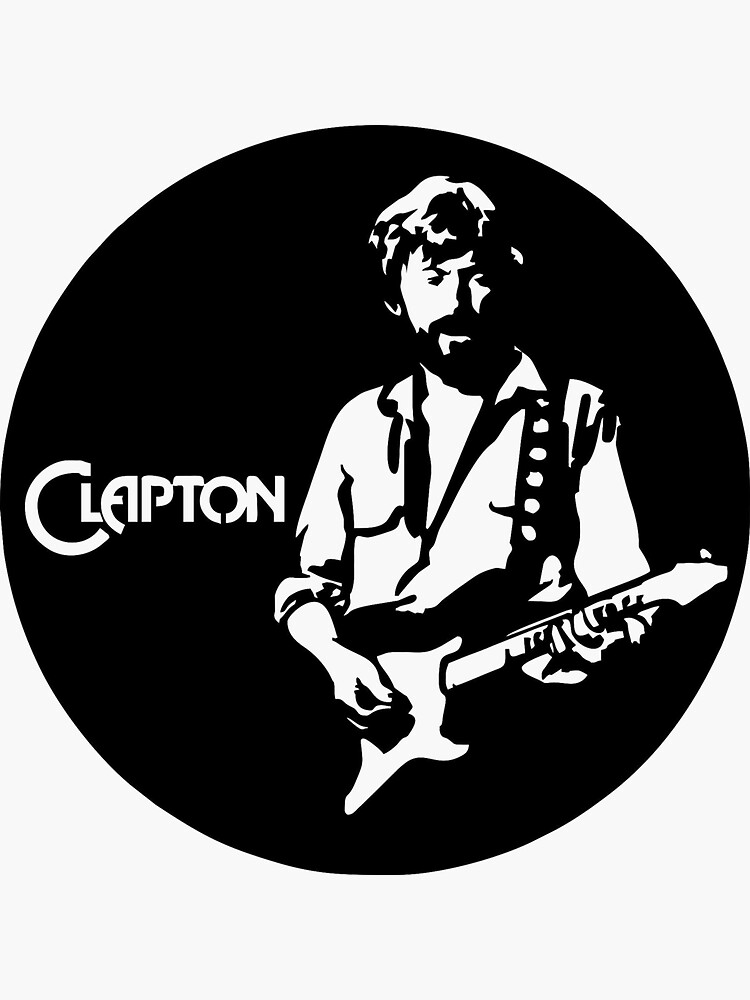 "TOUR ERIC 2022 CLAPTON" Sticker for Sale by chaelsala | Redbubble